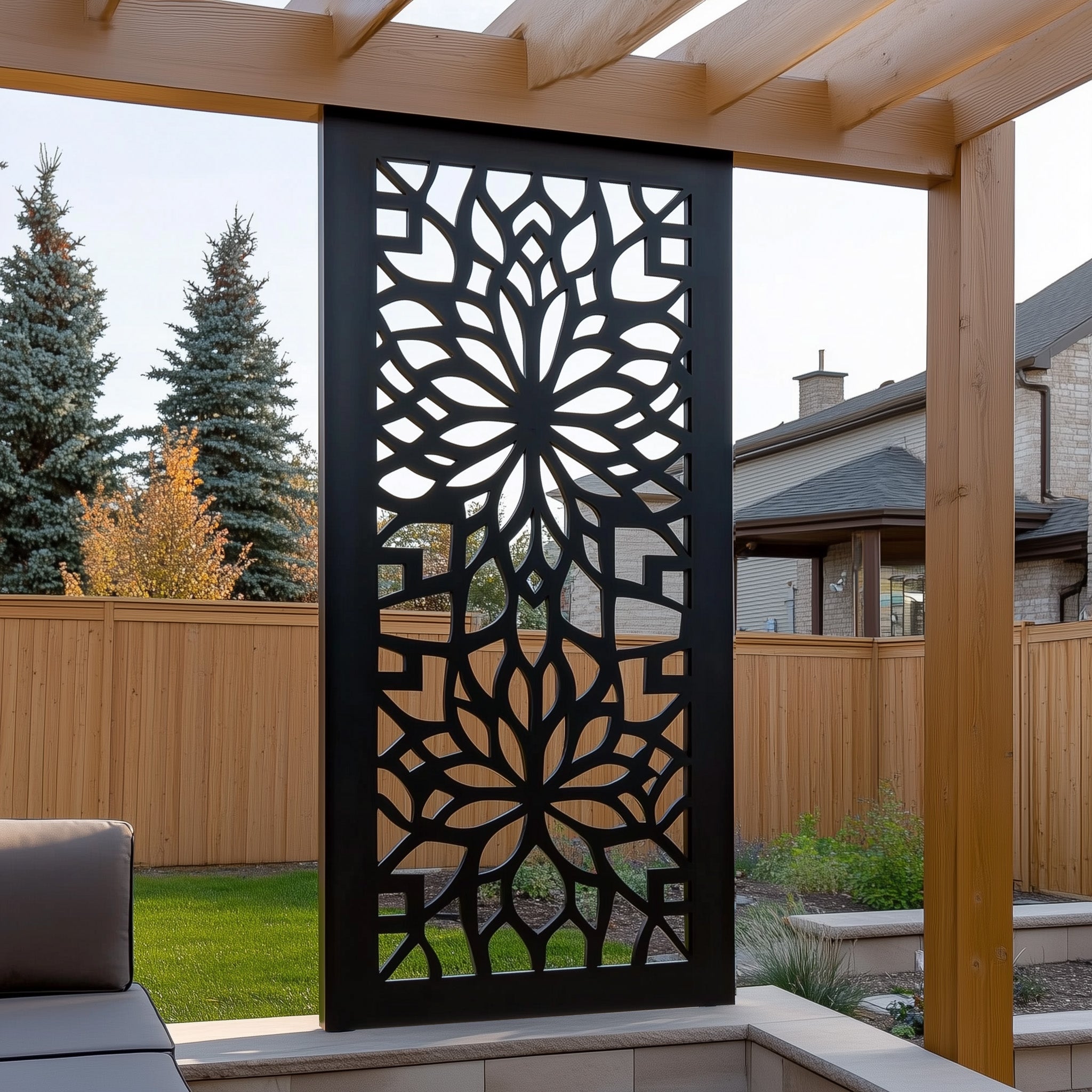 Fixed Size Outdoor Privacy Screen
