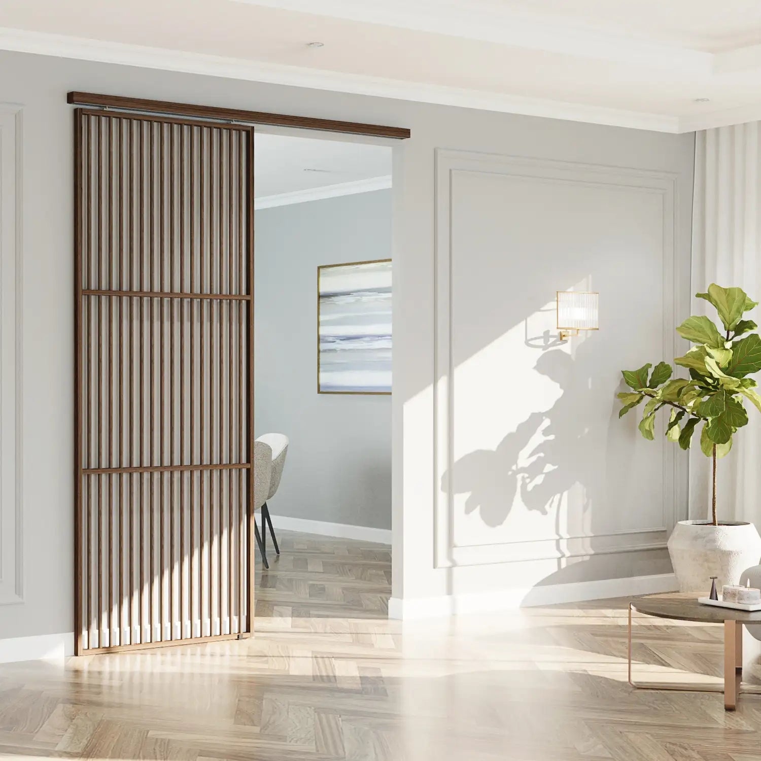 Bamboo Sliding Barn Door – CraftivaArt