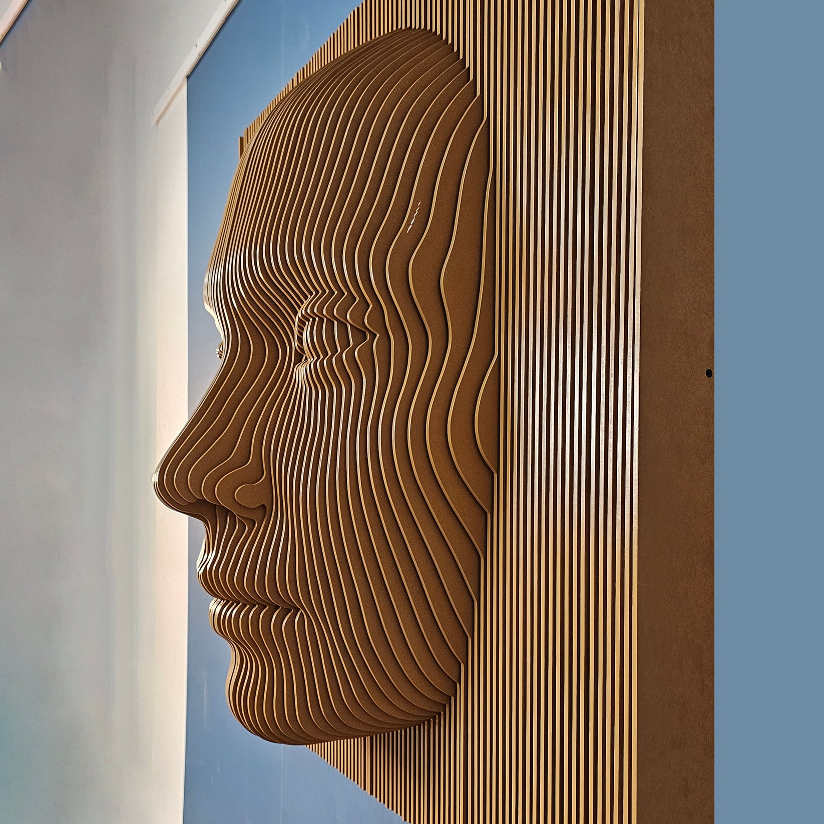 3D Parametric Face Wall Decor – CraftivaArt