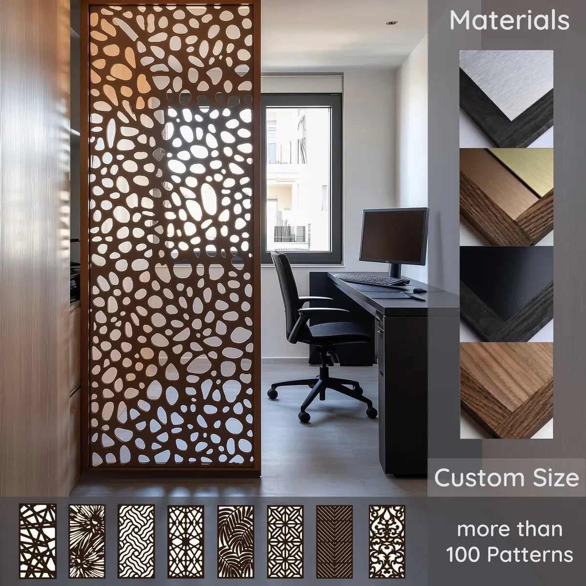 Wall Panel Divider, Custom-Made Room Divider, Custom Panel – CraftivaArt