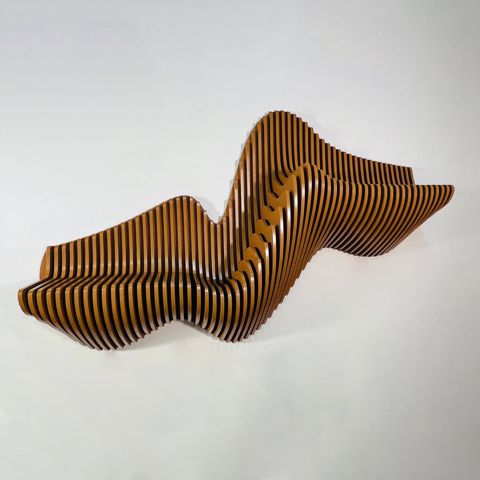 3D Wall Art Parametric Shelf, 3D Modern Wall Art, Wall Mounted and Eas