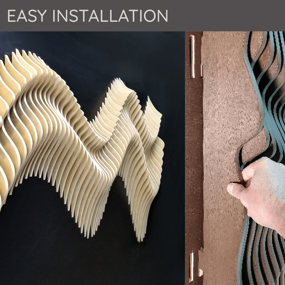 Vega Contemporary Parametric Wall Art