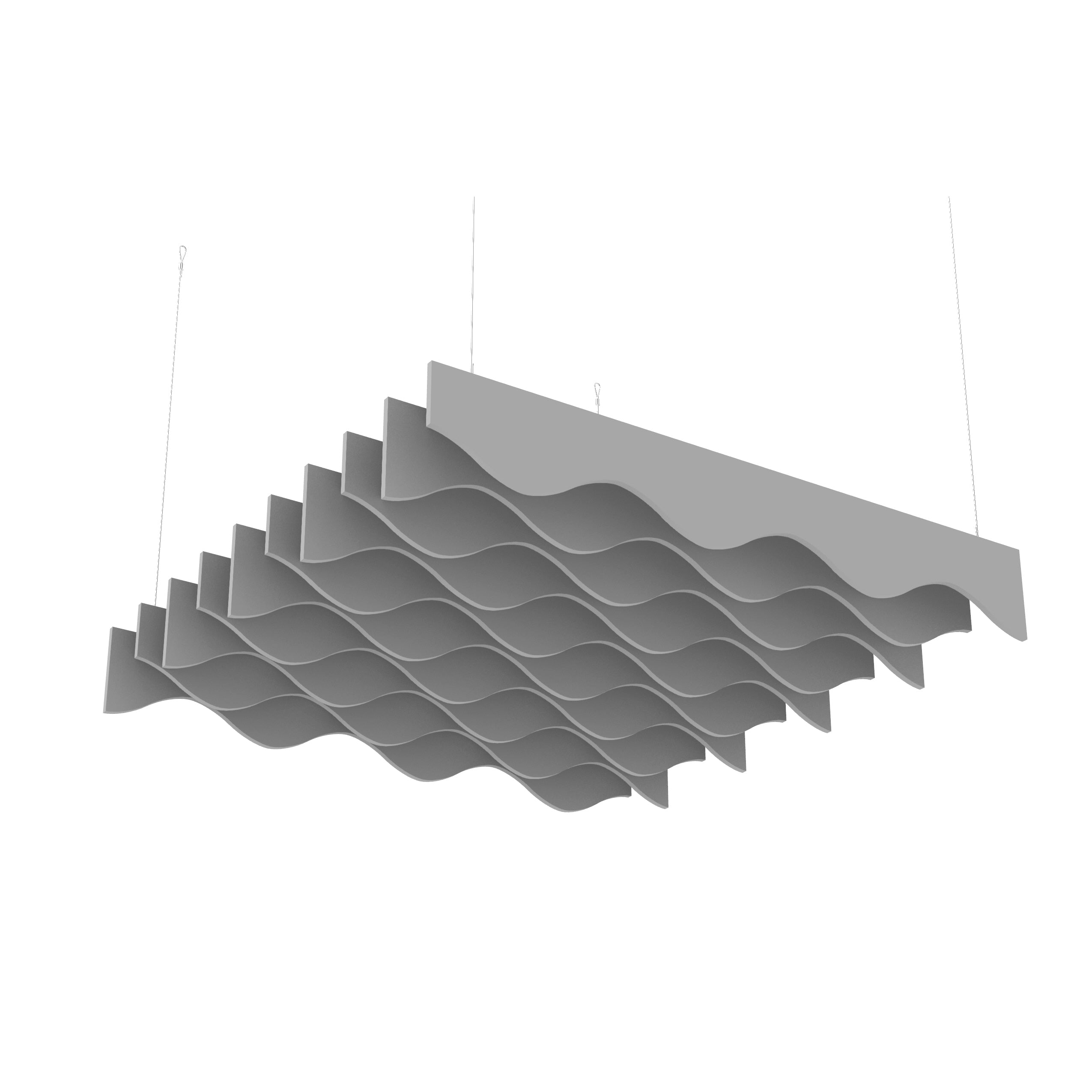 Custom Parametric Wave Ceiling Panels for Modern Interior Design ...