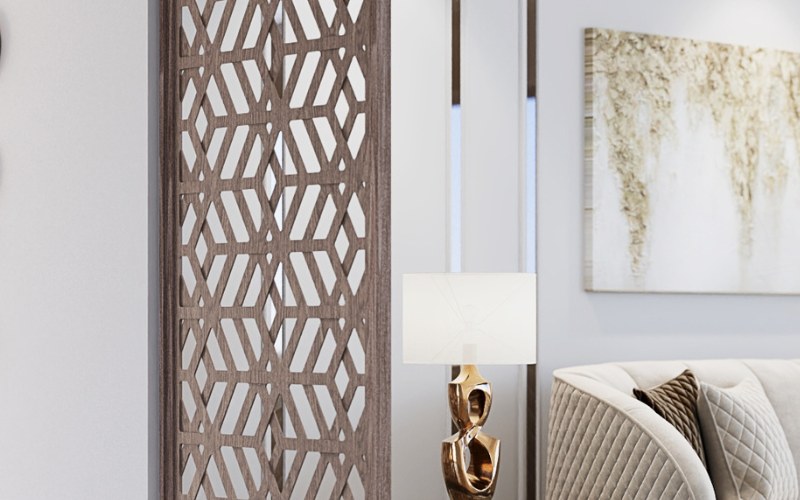 Miro Pattern Two-Layer Indoor Privacy Screen – CraftivaArt